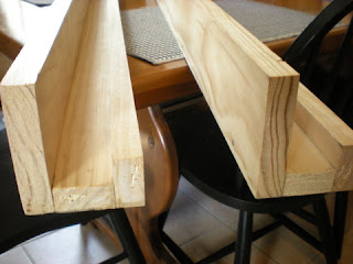 The Secret to Having it All......: DIY Ledge Shelves-project complete